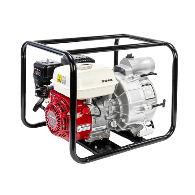Portable Petrol Engine Powered Pump - 2" High Pressure Transfer Pump w ...